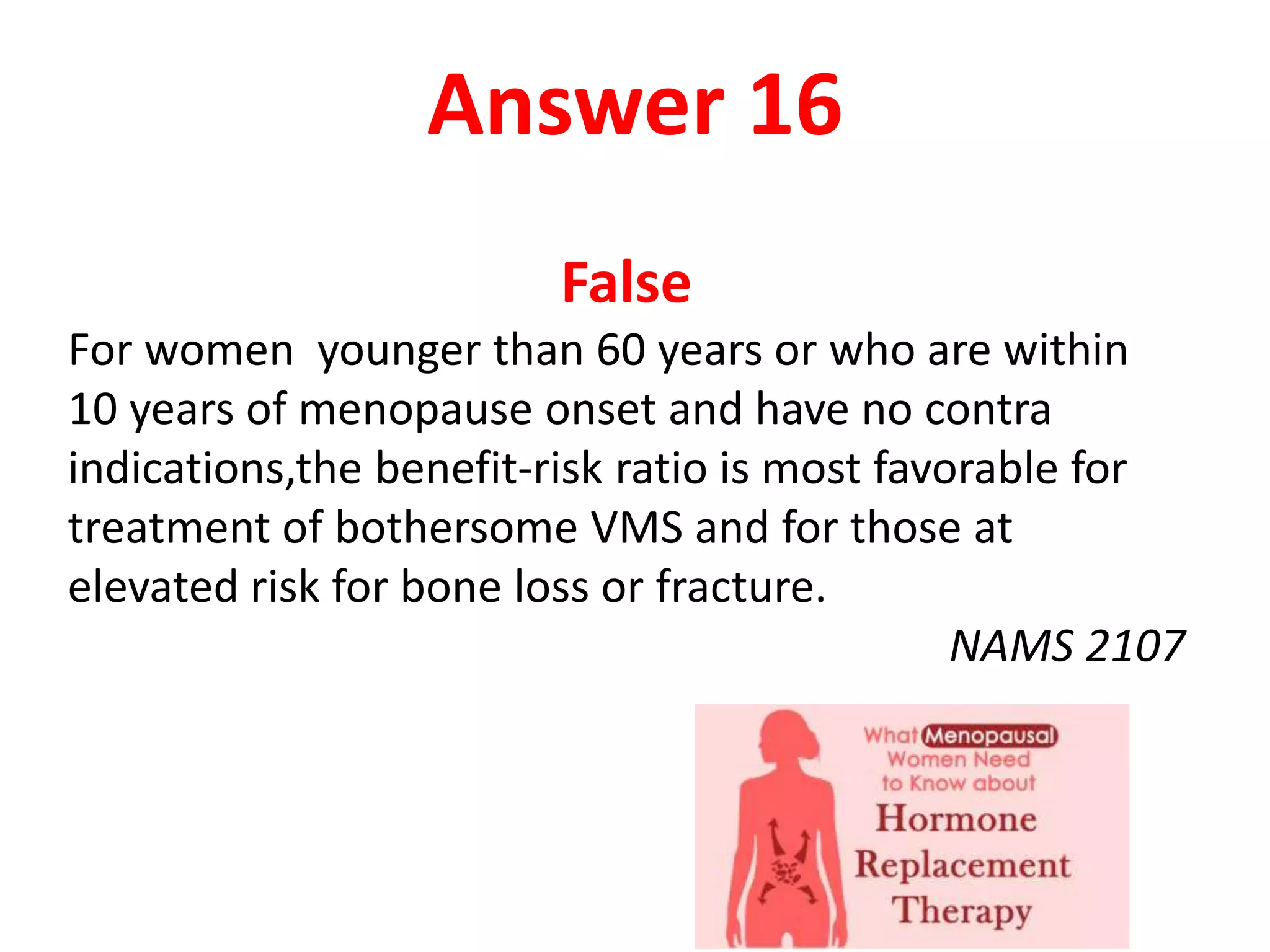 Menopausal hormone therapy quiz by Dr Sharda Jain Dr Jyoti Agarwal ,D Meenakshi Sharma | PPTX ...