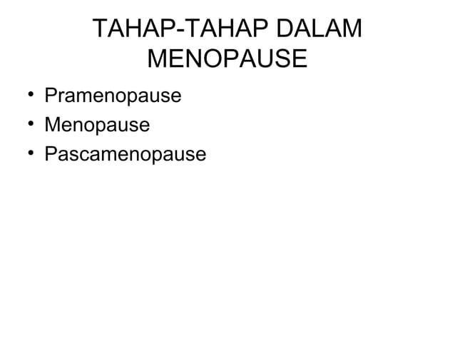 Menopause | PPT