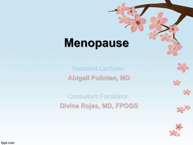 Menopause | PPTX
