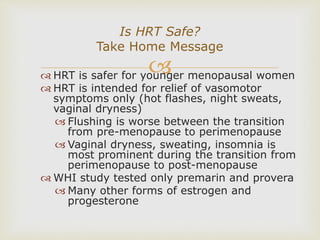 Menopause womens health | PPT
