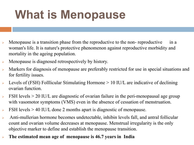 Menopause | PPTX | Menopause | Endocrine and Metabolic Diseases