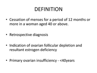 MENOPAUSE | PPTX