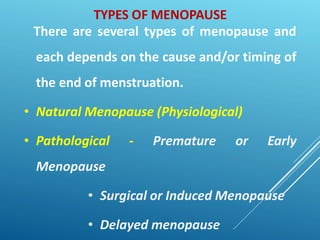 Menopause | PPTX