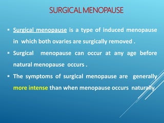 Menopause | PPTX