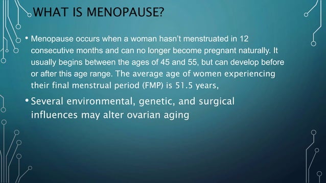 Menopause | PPT