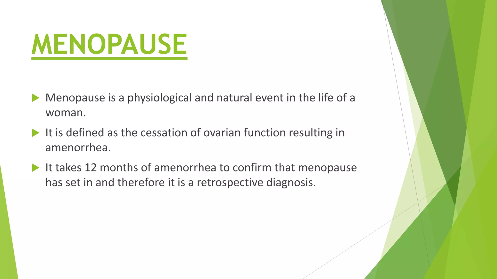 Menopause | PPTX