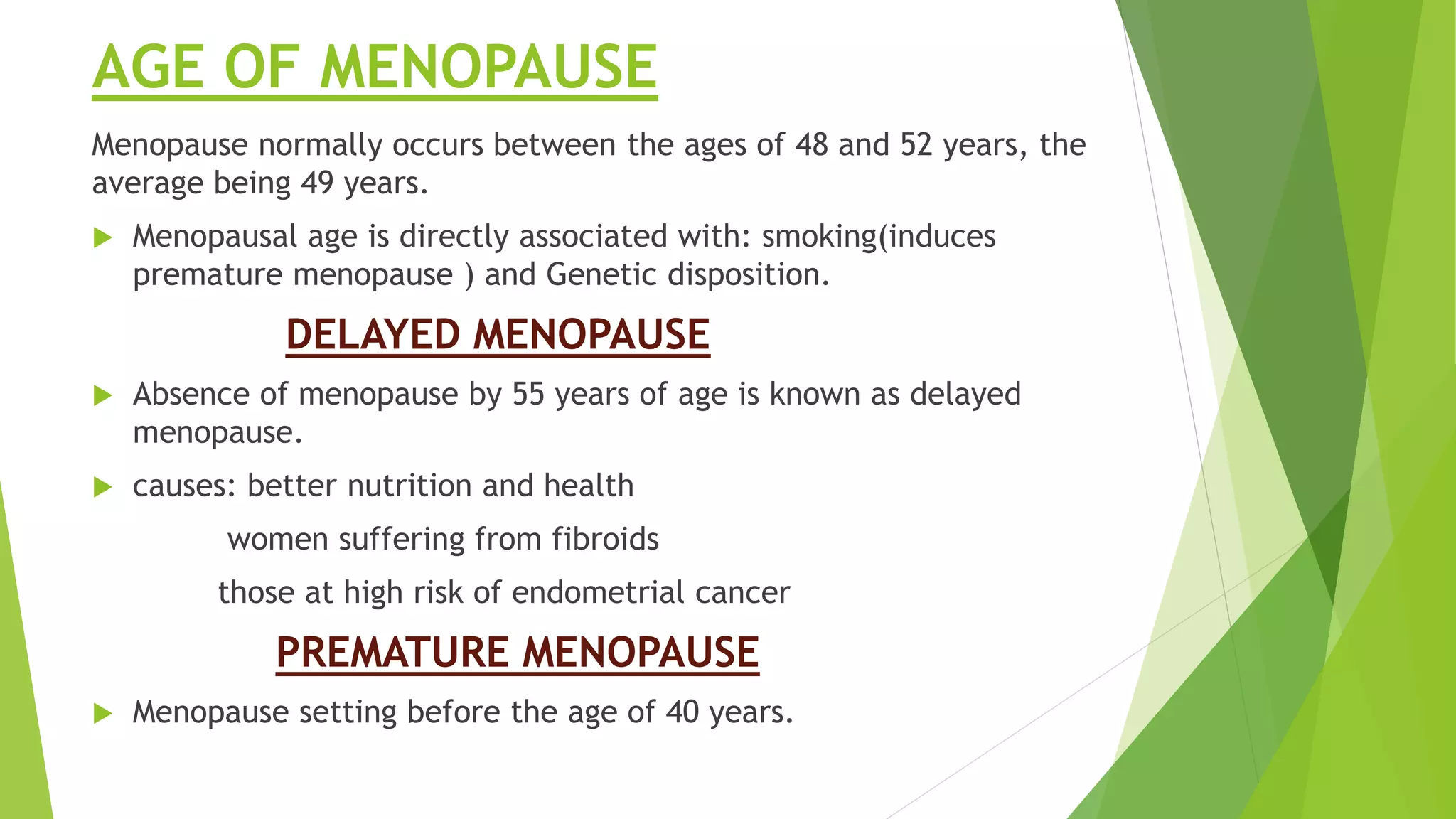 Menopause | PPTX