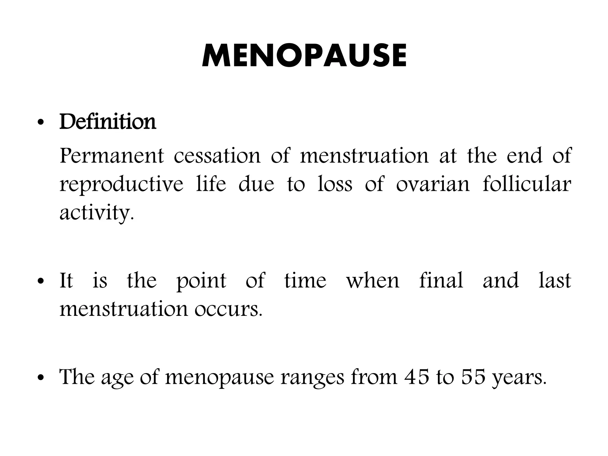 Menopause | PPTX