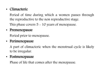 Menopause | PPTX