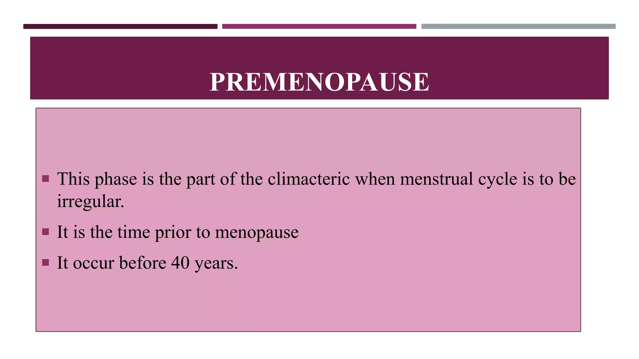 Menopause | PPTX