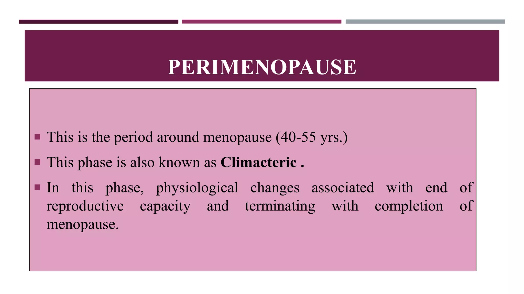 Menopause | PPTX