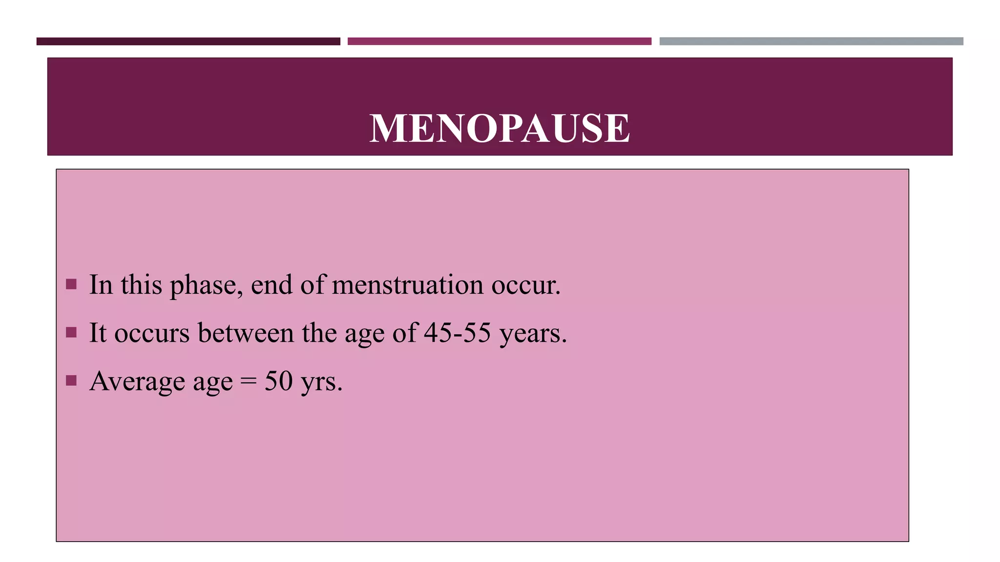Menopause | PPTX