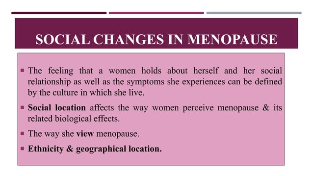 Menopause | PPTX