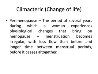 Menopause - Dr. K Jayanthi Rani - Ethiraj College For Women.pptx