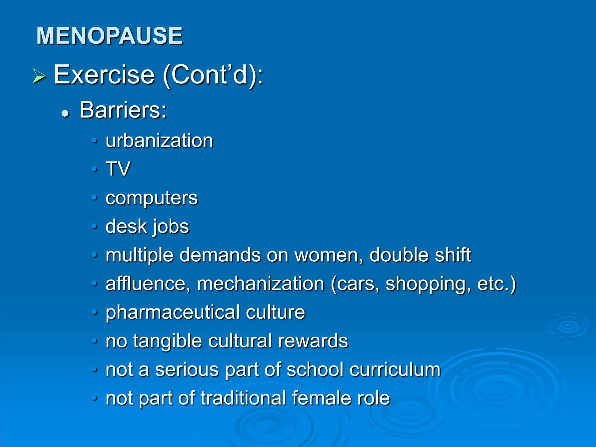 Menopause Presentation for Medical Student.ppt