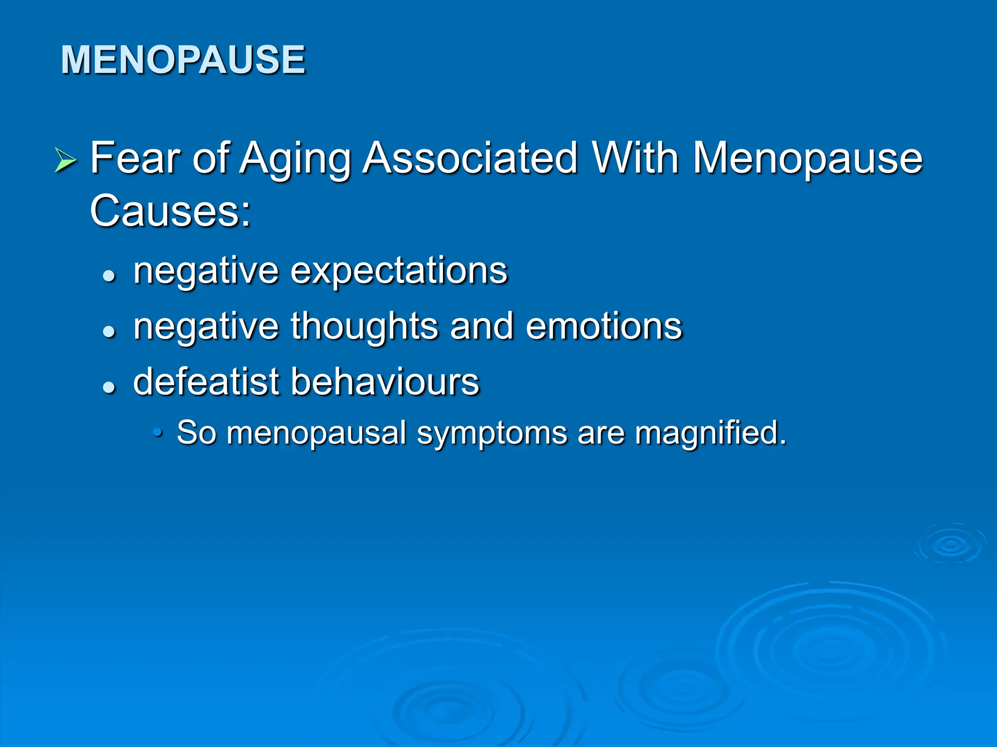 Menopause Presentation for Medical Student.ppt