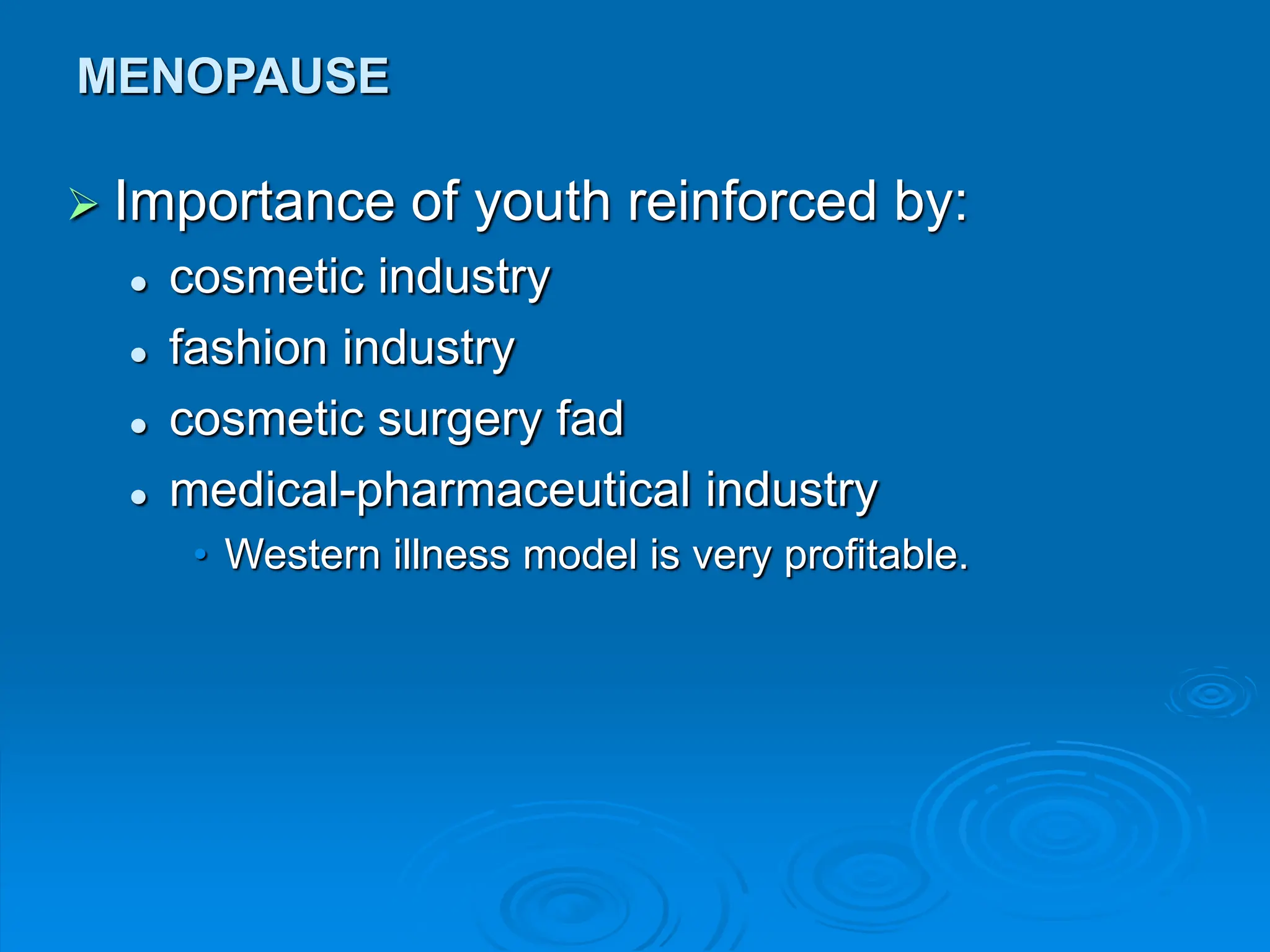Menopause Presentation for Medical Student.ppt