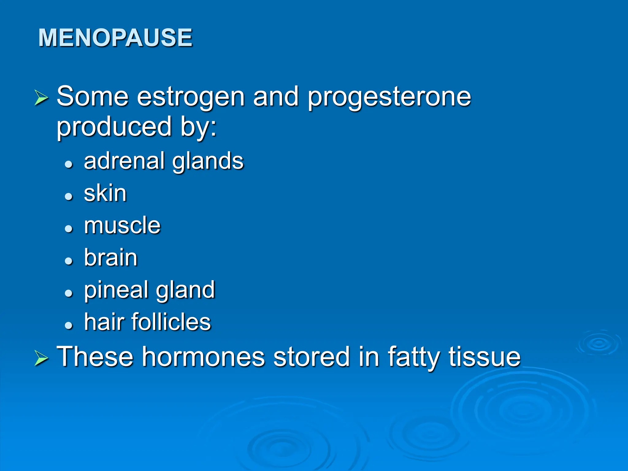 Menopause Presentation for Medical Student.ppt