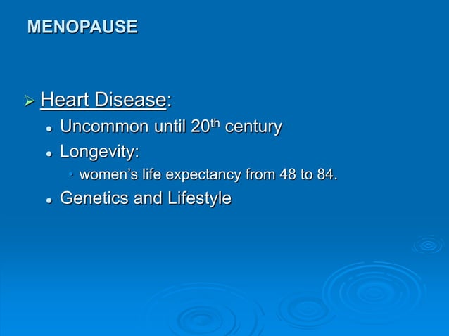 Menopause Presentation for Medical Student.ppt