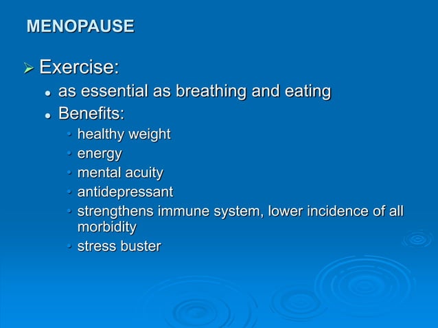 Menopause Presentation for Medical Student.ppt