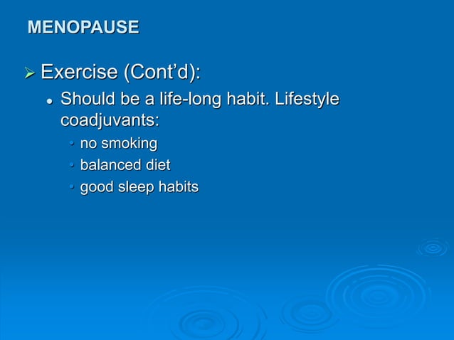 Menopause Presentation for Medical Student.ppt