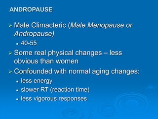 Menopause Presentation for Medical Student.ppt