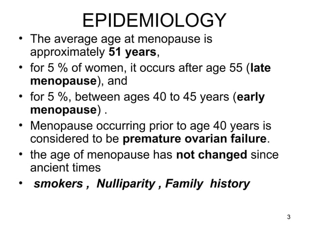 MENOPAUSE management and approach to patients with sign an | PPT