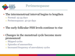 Menopause: Symptoms, Concerns, and Management Strategies | PPTX