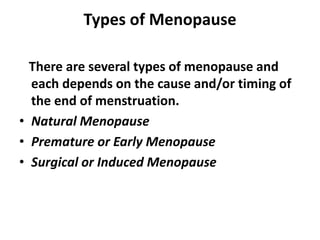 Menopause | PPTX | Menopause | Endocrine and Metabolic Diseases
