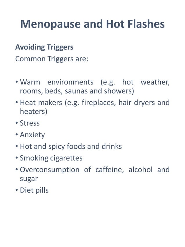 Menopause and hot flashes | PPTX | Menopause | Endocrine and Metabolic Diseases