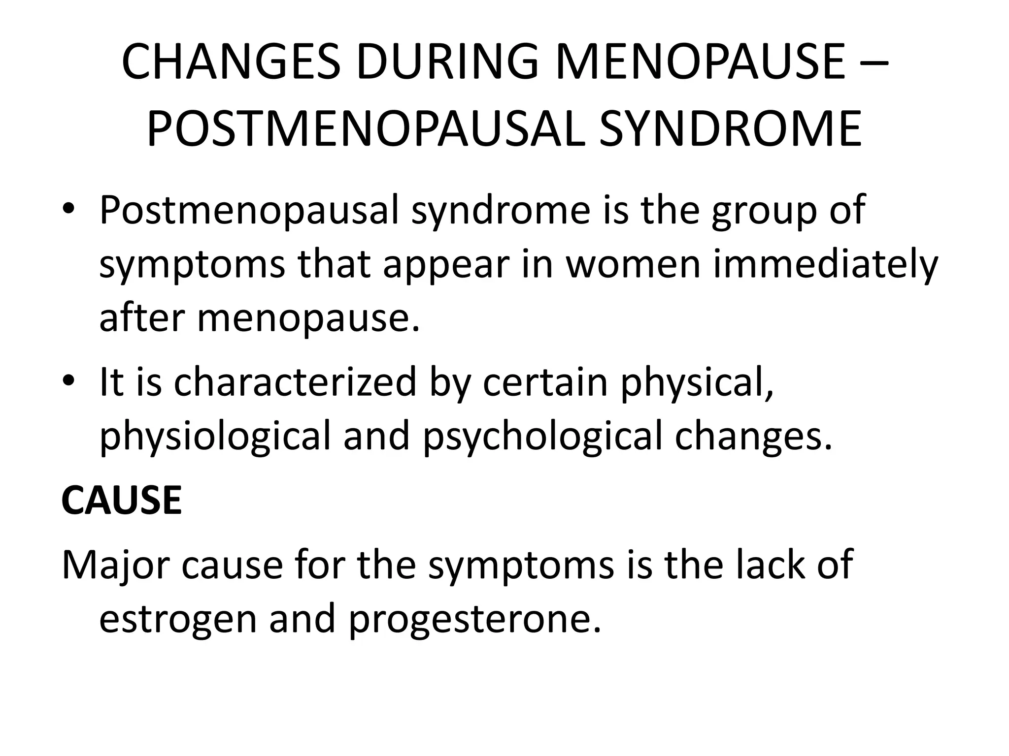 Menopause and infertility | PPTX