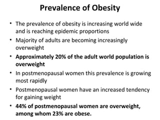 Menopause and obesity | PPT