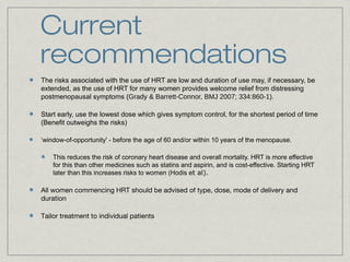 Menopause post whi | PPT