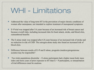 Menopause post whi | PPT