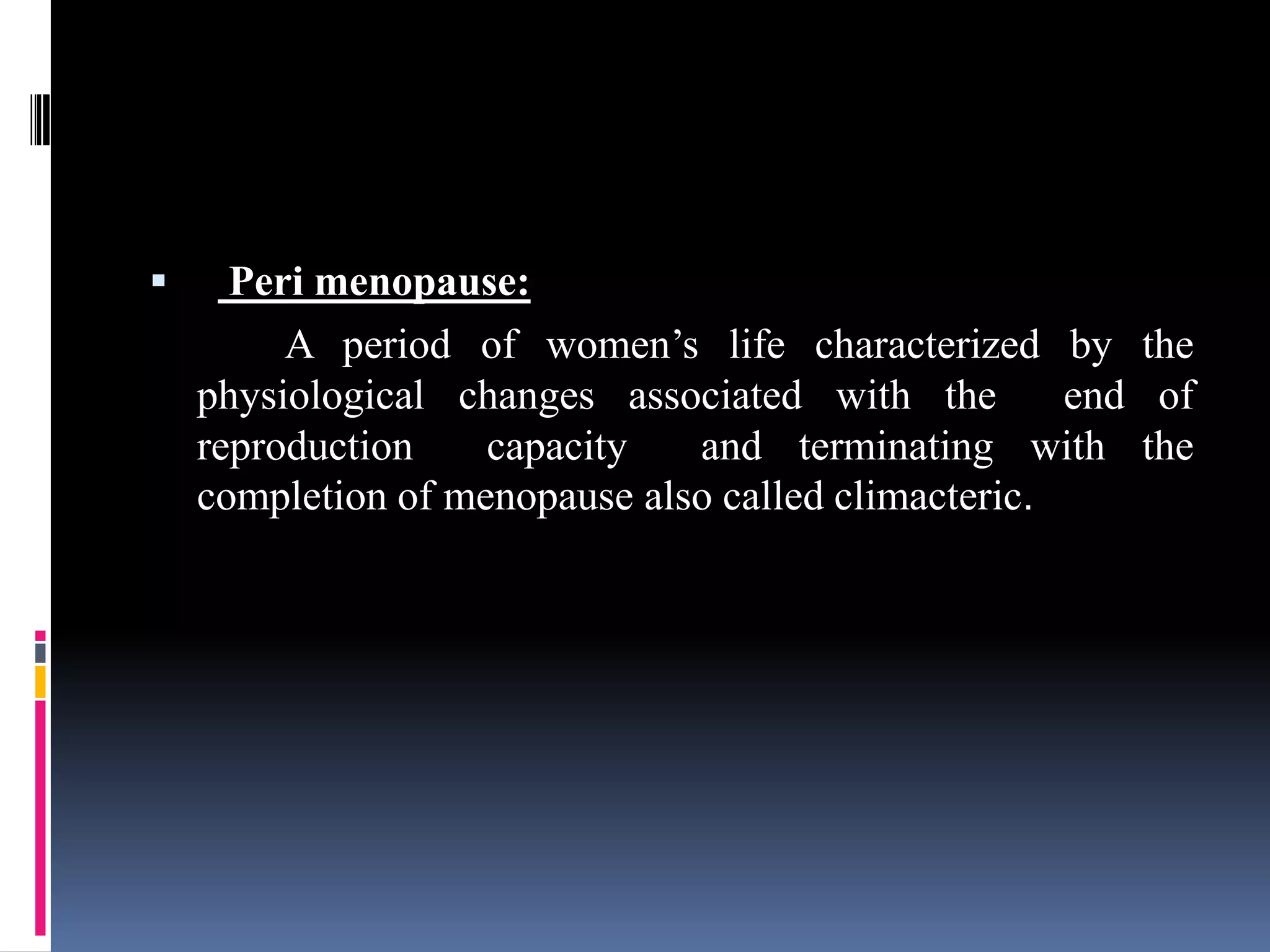 Menopause ppt | PPTX