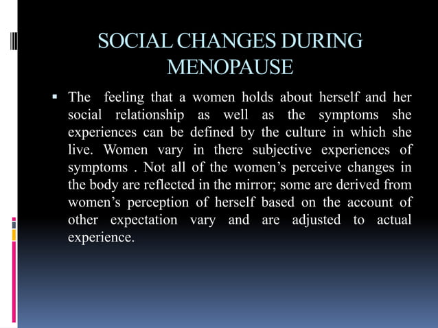 Menopause ppt | PPTX
