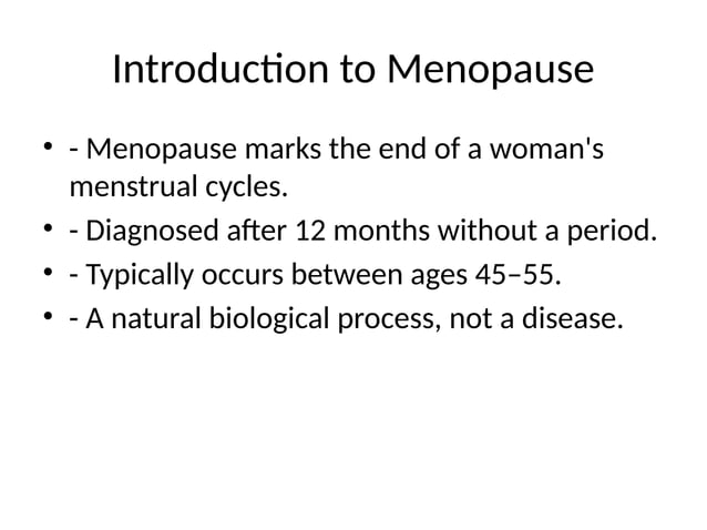 Menopause_Presentation.pptx for easy ppt | PPTX