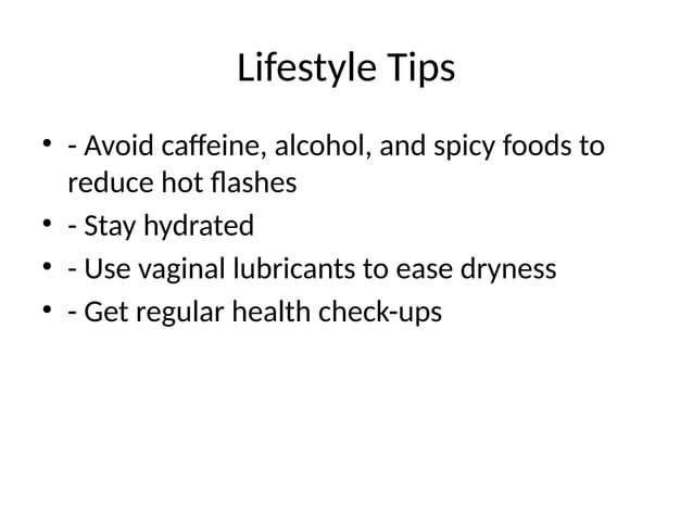 Menopause Presentation Pptx For Easy Ppt Pptx