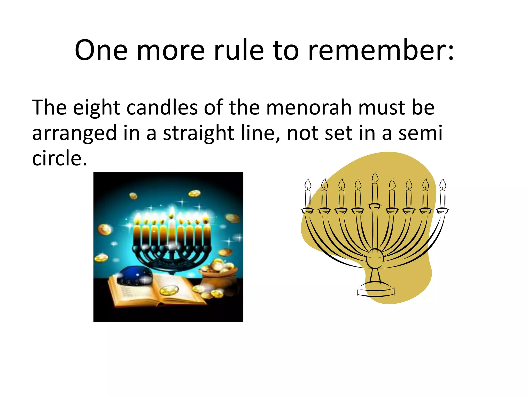 Build Your Own Menorah Contest Rules | PPTX