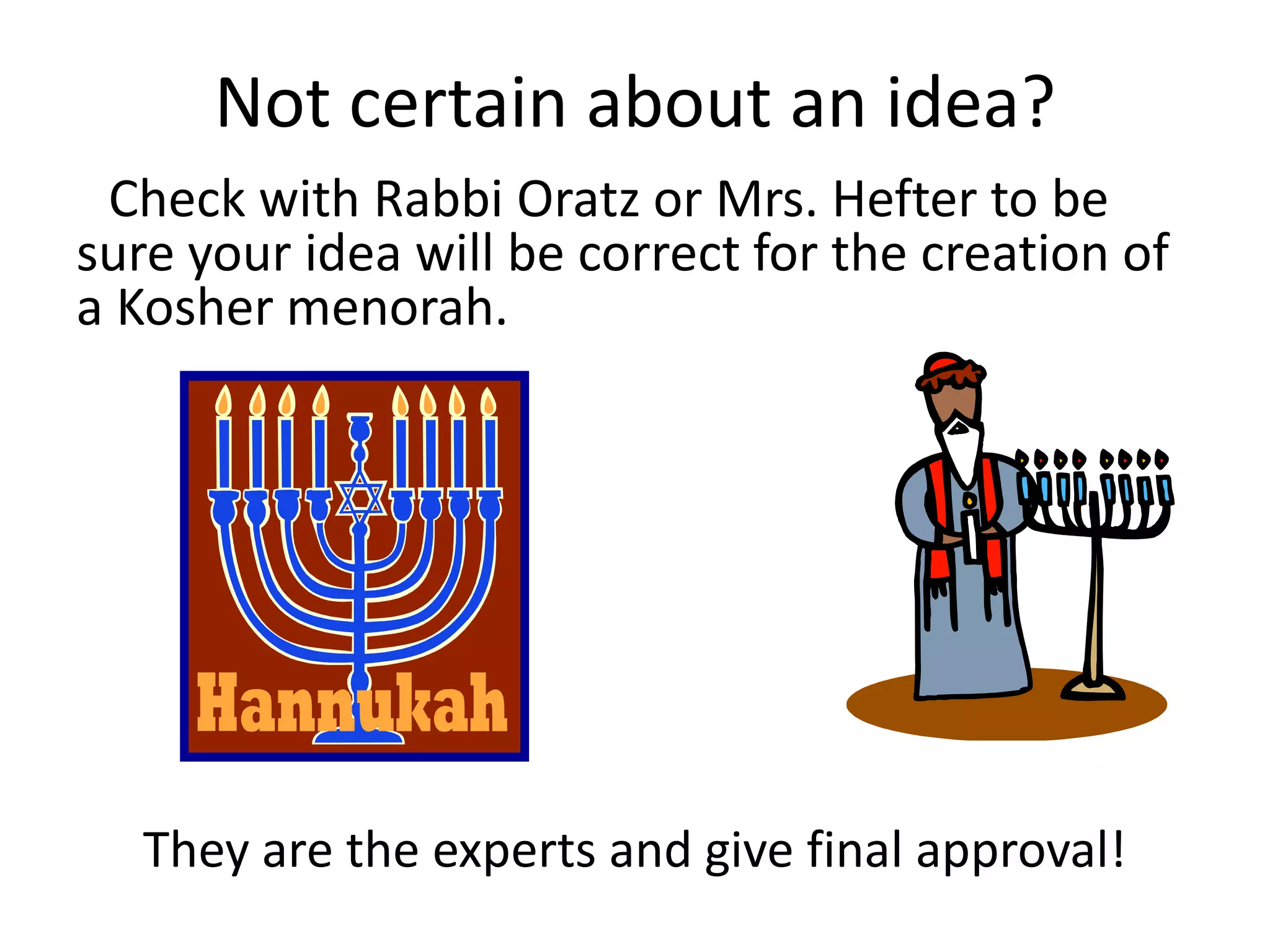 Build Your Own Menorah Contest Rules | PPTX