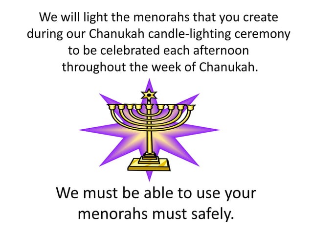 Build Your Own Menorah Contest Rules | PPTX
