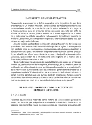Menores infractores | PDF