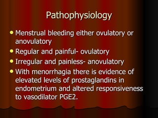 Menorrhagia | PPT