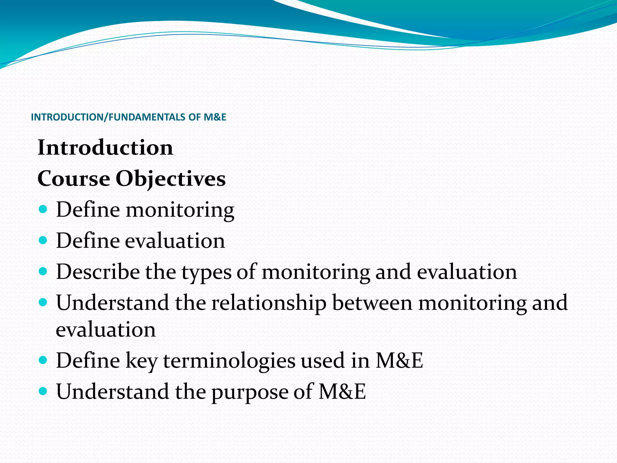 HOW TO CARRY OUT MONITORING AND EVALUATION OF PROJECT AT THE WORKPLACE S | PPTX
