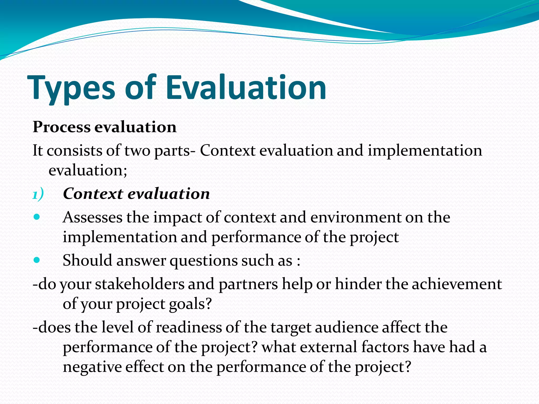 HOW TO CARRY OUT MONITORING AND EVALUATION OF PROJECT AT THE WORKPLACE S | PPTX