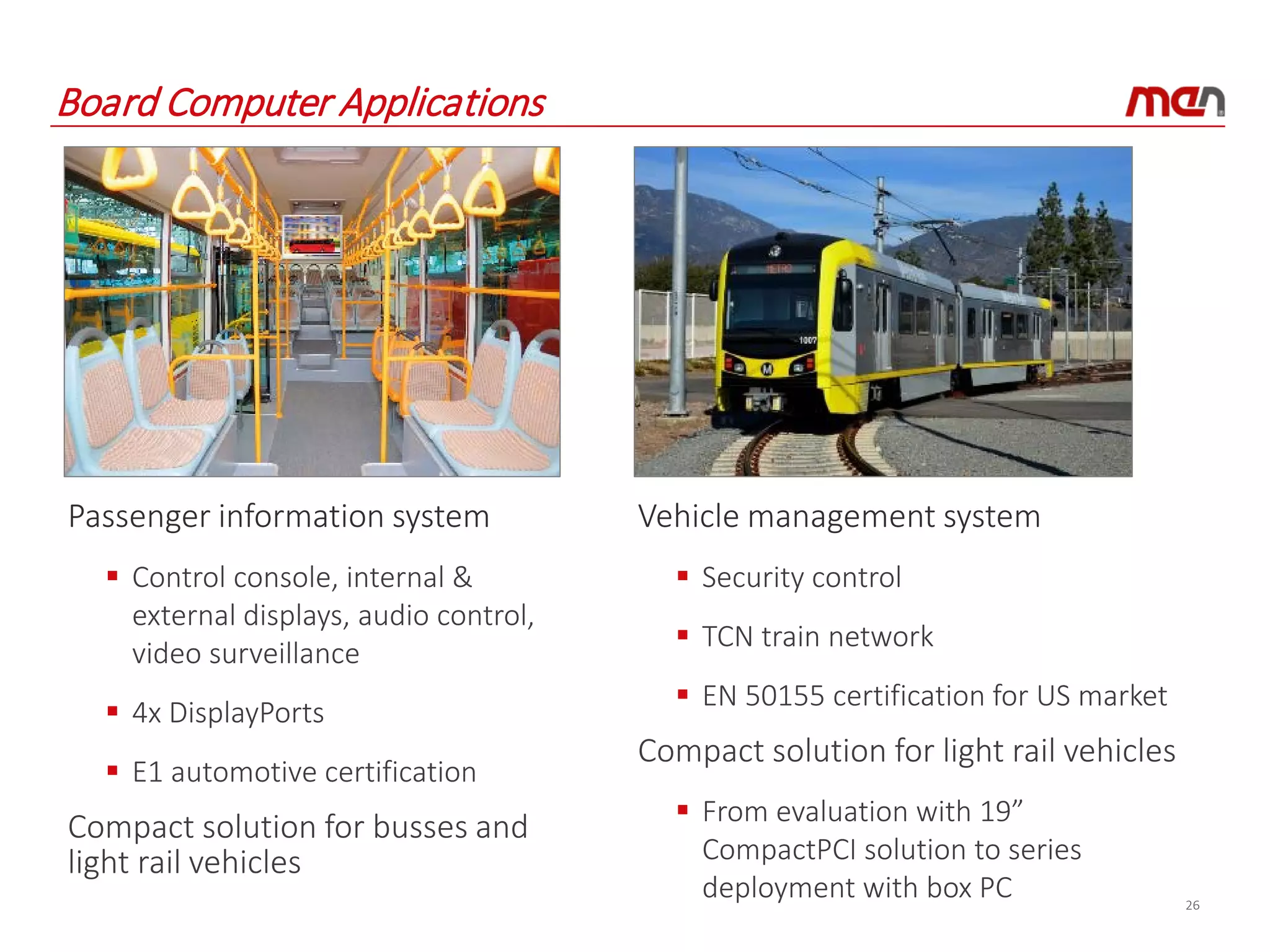 MEN - Rail and Public Transport Computers | PDF