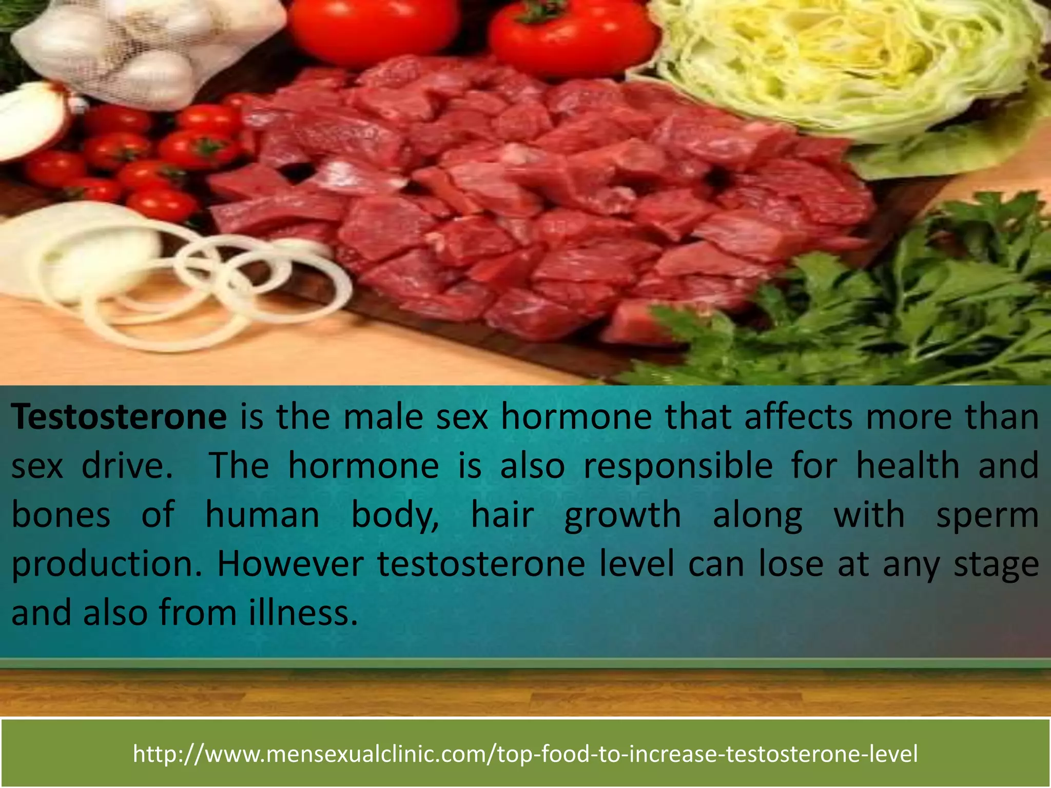 Top foods to increase testosterone level | PPTX