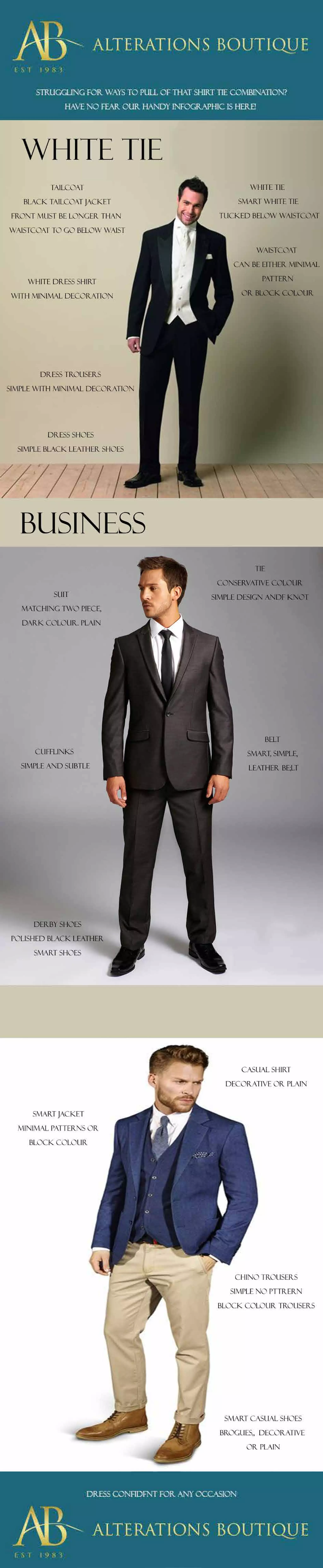 Mens dress-codes-infographic | PDF