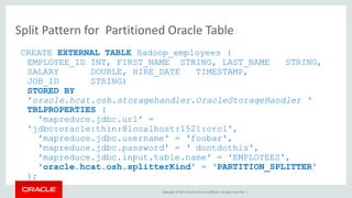 Turning Relational Database Tables into Hadoop Datasources by Kuassi Mensah | PPT