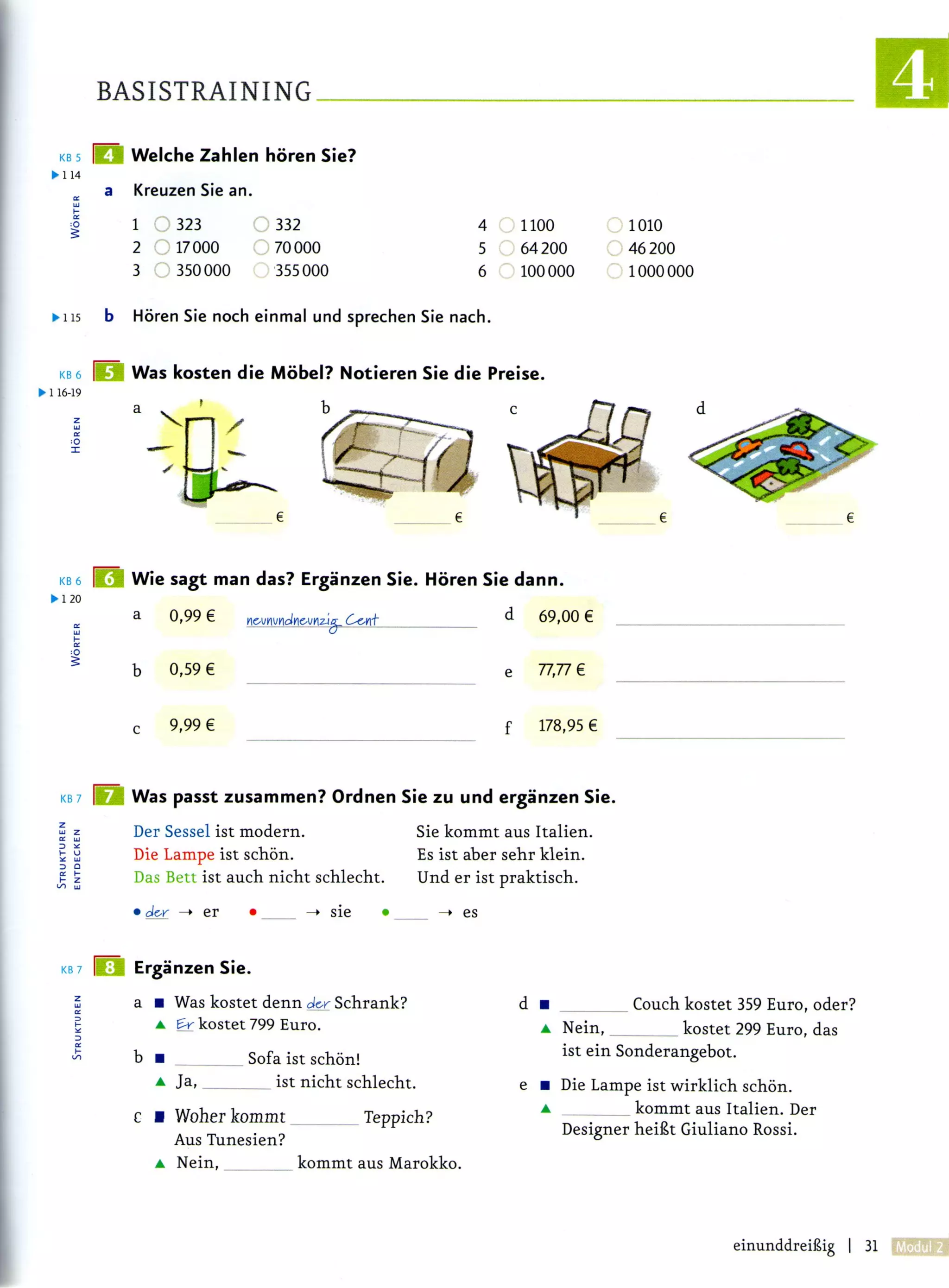 Menschen a1.1 arbeitsbuch | PDF